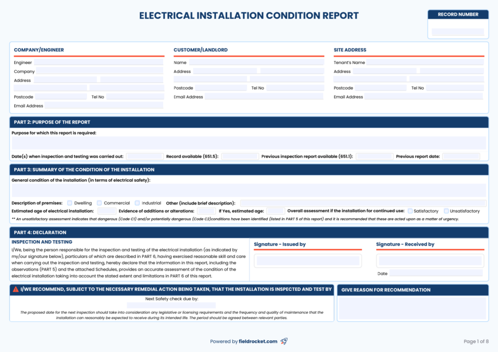 Everything You Need To Know About EICR Codes & Certificates - FieldRocket Everything You Need To Know About EICR Codes & Certificates - FieldRocket